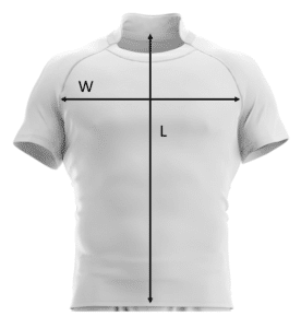 Rugby Size Chart - AMOLEP